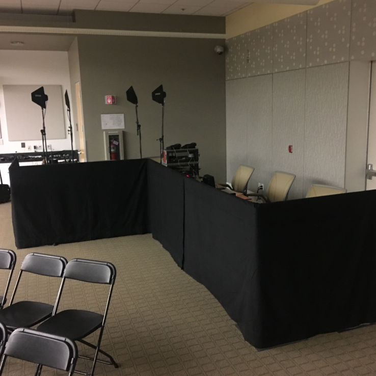 Tech Drape Rental | AV Tech Drape Kit